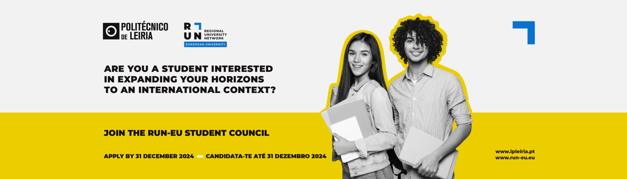 Applications for RUN-EU Student Council – Polytechnic of Leiria 2025 ...